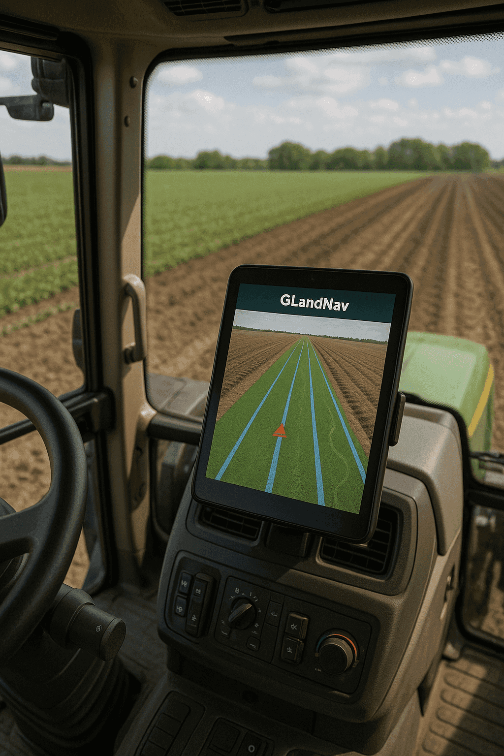 GLandNav Tractor GPS & GLandGo Field Measure App | GLandsoft
