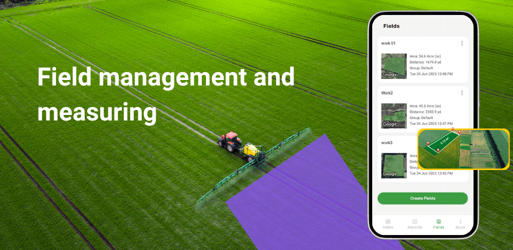 Tractor GPS & Field Guidance App – GLandNav Field Navigator